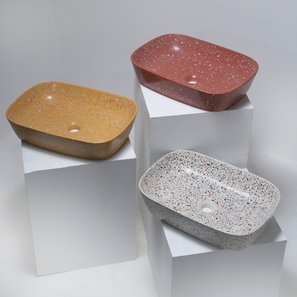 Table Top Basins – Modern Concrete & Terrazzo Countertop Sinks | Pietra ...